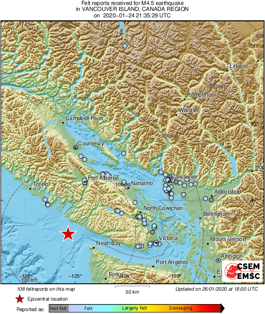 The Map Of Washington Vancouver Mission